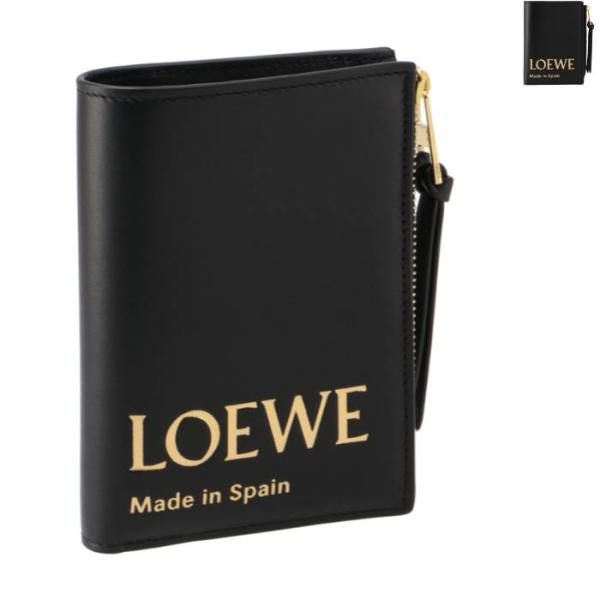 LOEWE ロエベ 財布 二つ折り エンボス コンパクトウォレット LOEWE ロエベ 財布 二つ折り エンボス コンパクトウォレット