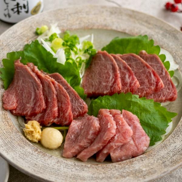 商品内容上質馬脂注入 霜降り馬刺し -個包装タイプ-内容量(1個約100g前後)500g1000g2000g3000g5000g 栄養価(100gあたり)100kcal、脂質2.5g、たんぱく質20.1g、鉄分4.3g原産国カナダ産他(※時...