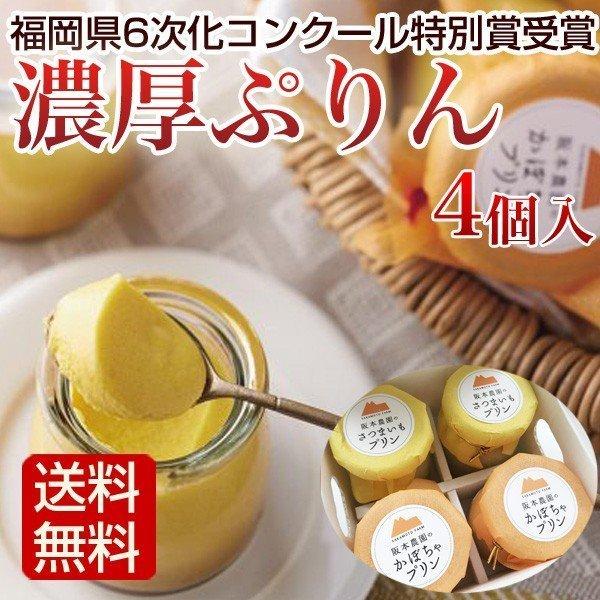 福岡県6次化商品コンクール特別賞受賞した、農家の手作りプリンです。阪本農園で特別栽培したかぼちゃとさつまいもで作ったプリンです。野菜の甘さを最大限にいかし、砂糖控えめ。着色剤、防腐剤などは一切使用していません。１歳からおじいちゃん、おばあち...