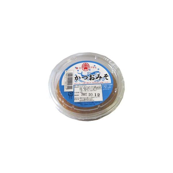 かつおの味のしっかりする、甘口の味噌です。ご飯にかけて、ナスにつけて、お召し上がり下さい。