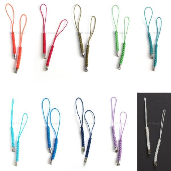 一般的/普通/カラフル/携帯電話/スマートフォン/スマホ/ストラップパーツ/日本/JAPAN/和風/ねづけひも/根付紐  橙色/赤/緑/黄緑/水色/空色/青/青緑/紺/薄紫/白/銀色下部に詳しい商品情報を記載しております♪