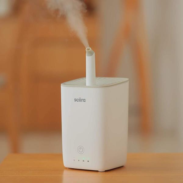 ◆新品　◆seiira 　デジタル超音波式加湿器 DUH-500◆ブランド：Seiira◆材質：プラスチック◆電源：電源コード式◆商品の寸法：W105 x D105 x H150 mm◆商品重量：410 グラム◆タンク容量：?400 ml■...