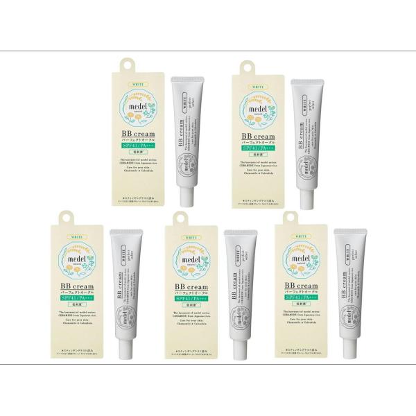 ◆新品 5個セット ◆メデル 『BBクリーム ワイルドローズアロマ/パーフェクトオークル（30ｇ）定価1400円』を【5個1セット】で販売いたします。◆販売元：（株）ビーバイイー◆容量：30ｇ◆定価：1400円◆生産国：日本◆カラー：パーフ...