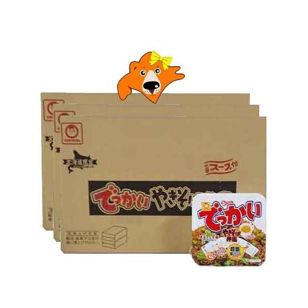 名称：マルちゃん 焼きそば弁当 でっかい内容量：でっかいやきそば弁当 1箱 (12食入)×3 ケース賞味期限：マルちゃん カップ麺 は2ヶ月以上保存方法：東洋水産 カップ麺 は高温多湿やにおいの強い場所、直射日光をさけ常温で保存製造者：東洋...