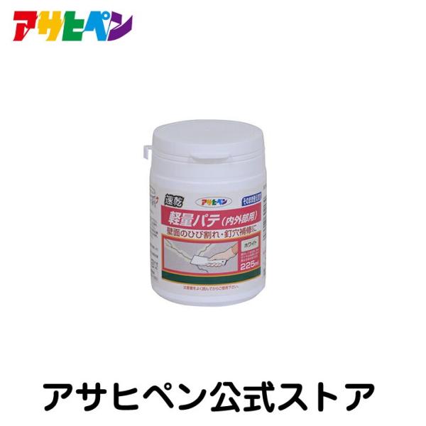 特長●屋内外で使用でき、軽量で収縮がない、速乾タイプです●取扱いが簡単で、研磨性に優れています●補修後、水性塗料・油性塗料が塗れます