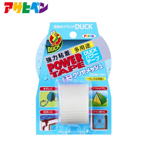 パワーテープ規格：36mm×4m、48mm×10m、48mm×25m材質/成分：ポリエチレンフィルム、ポリエステルメッシュ、ゴム系粘着剤