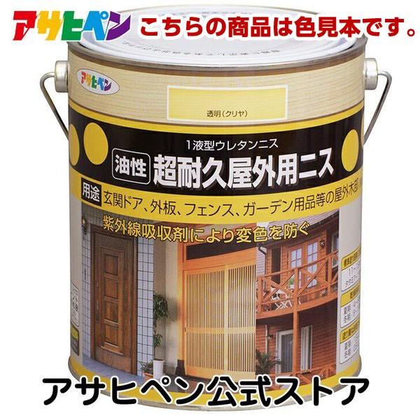 【特長】●超耐久屋外用ニス　色見本2色セットです。●実際の商品を塗布した色見本となります。【用途】●色の確認に。【注意事項】●塗布する環境によっては色見本と異なる色味になる場合があります。【規格】加工板：55×30mm