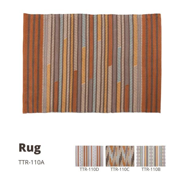 ワントーンコーディネートにあわせるデザインラグ色や模様の多い柄をアクセントに上質なインテリアを演出しますサイズ：W130ｃｍ×H90ｃｍ