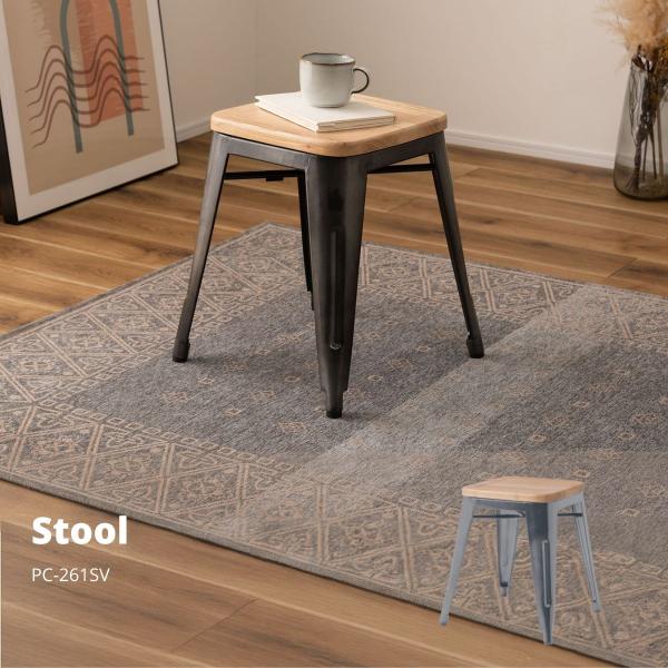 特長●スタイリッシュなアイアンとナチュラルな天然木でおしゃれなカフェ風スタイルに。●座面は美しい木目が人気の天然木（アッシュ）を使用。アイアンフレームとの相性も良くデザイン性の高い仕上がり。●BK（ブラック）カラーは光沢の無いマットな仕上が...