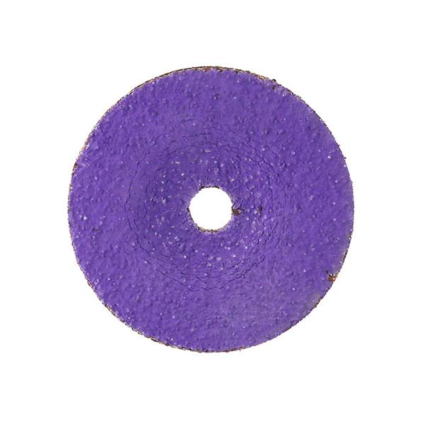 【用途】一般鋼や難削材の研削、溶接ビート除去、黒皮はがしや塗装剥がし作業。【特徴】基盤に直接セラミック砥粒がついており、研削力がずば抜けています。オフセット砥石に比べ約6倍、多羽根ペーパーの約2倍の仕事量があります。タッチが柔らかく振動が少...