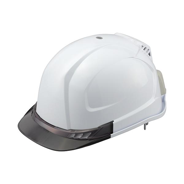 直接風を取り込めるヘルメットです。【用途】飛来・落下物用、墜落時保護用。【特徴】帽体内に外気を吸入(正転)し帽体外に熱気を排気(逆転)できるファンモーターを採用しています。単三乾電池3個使用し、稼働時間は約8時間です。ひさしの取替が可能です...