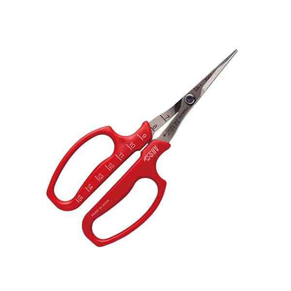 ぶどうの摘粒、房づくりに最適です。【用途】ぶどう収穫専用鋏。【特徴】耐久性を保った超薄型形状の刃先で、実と実のスキマに入れやすくなっています。刃先の外側を、丸みを帯びたR形状にしたことに加え、刃部側面にも面取りをすることで、摘粒時に実を傷つ...