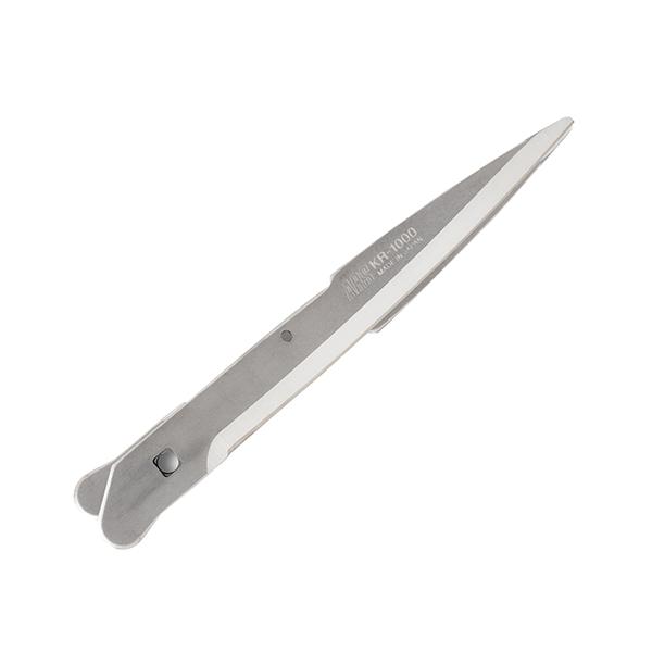 替刃交換式で経済的です。【用途】KR−1000の替刃。【特徴】替刃交換で経済的に使用できます。【仕様】●刃長：180mm。●刃部ハードクローム仕上げ。【材質】●刃部：高炭素刃物鋼。【注意事項・その他】