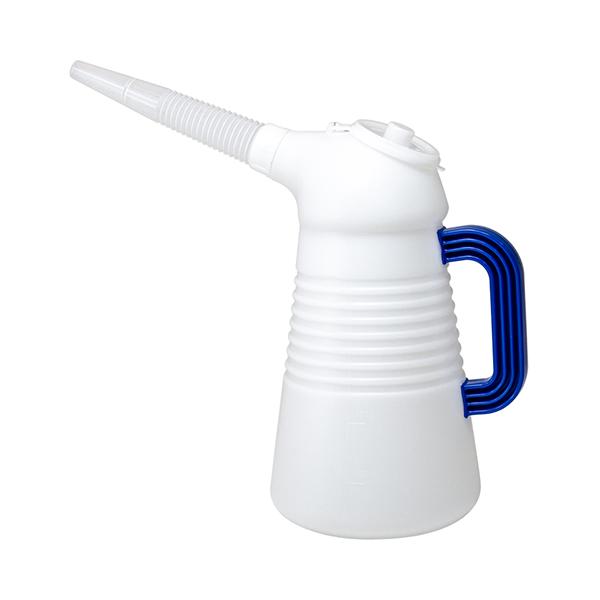 液体の移し替えに、便利です。【用途】油さし・液体のうつしかえ。【特徴】清潔に管理できる蓋つきです。ハンドルの色4色で、中身を使い分けできます。蓋の開閉操作は簡単で、ホコリを防いで清潔に使えます。最高目盛まで液を入れても注入口まで余裕があるの...