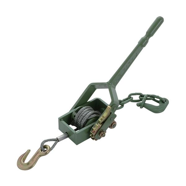 ≪用途≫中型トラック用。≪特徴≫ハンドル操作が非常に軽く、効率の良い荷締作業ができます。安全設計で使いやすい箱型タイプです。≪仕様≫●ワイヤー長さ：8mm×1.7m。●重量：6.1kg。●使用荷重：800kg。●特殊静電焼付塗装。≪材質≫●...