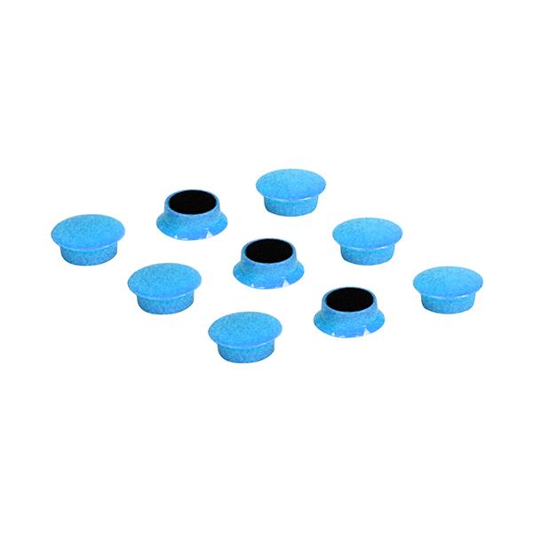 ≪用途≫事務所・工場・学校・ご家庭などでのメモ止めやマーキング。≪特徴≫ホワイトボード、キャビネット、冷蔵庫などのあらゆるスチール面に貼り付きます。≪仕様≫●サイズ：直径20mm。●入数：9個。●色：ブルー。≪材質≫≪注意事項・その他≫ペー...