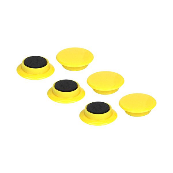 ≪用途≫事務所・工場・学校・ご家庭などでのメモ止めやマーキング。≪特徴≫ホワイトボード、キャビネット、冷蔵庫などのあらゆるスチール面に貼り付きます。≪仕様≫●サイズ：直径30mm。●入数：6個。●色：イエロー。≪材質≫≪注意事項・その他≫ペ...