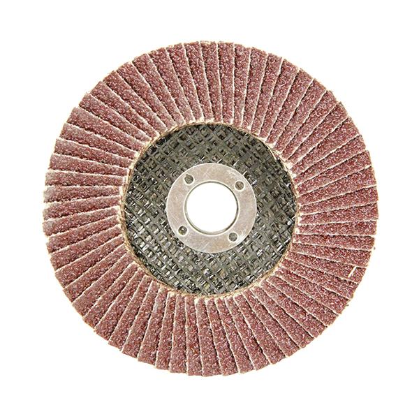 ≪用途≫研磨作業。≪特徴≫鉄、ステンレスなどの金属系全般の研磨作業に適しています。100mmディスクグラインダー専用です。≪仕様≫●外径：100mm。●粒度：120。●穴径：15mm。●最高使用回転数：13000min-1。●使用機種：10...