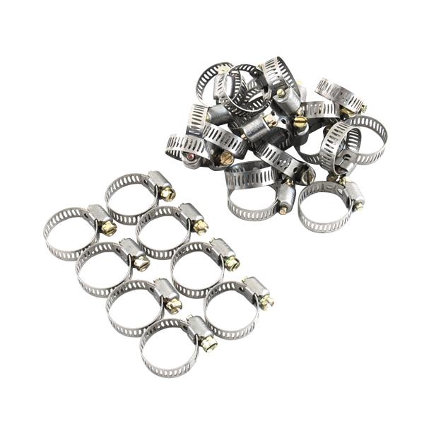 ≪用途≫ホースの締め付け。≪特徴≫ホース等の固定に最適です。≪仕様≫●適用範囲(ホース外径)：11〜20mm。●最大締付トルク：3.9N・m。●バンド幅：8mm。≪材質≫●バンド：ステンレス(SUS301)。●ハウジング：ステンレス(SUS...