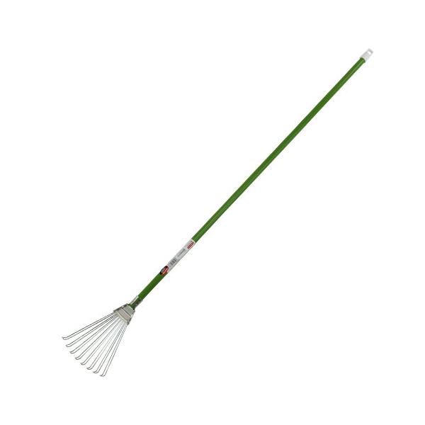 【用途】集草作業。【特徴】枯葉などが爪に刺さりにくいU型爪です。線径が太いため強度(コシ)があり集草・落ち葉集めの効率がアップします。先端がU型の為、引っ掛かりが少なくスムーズに掻き取れます。芝生やコケの上など、デリケートな場所での清掃に最...