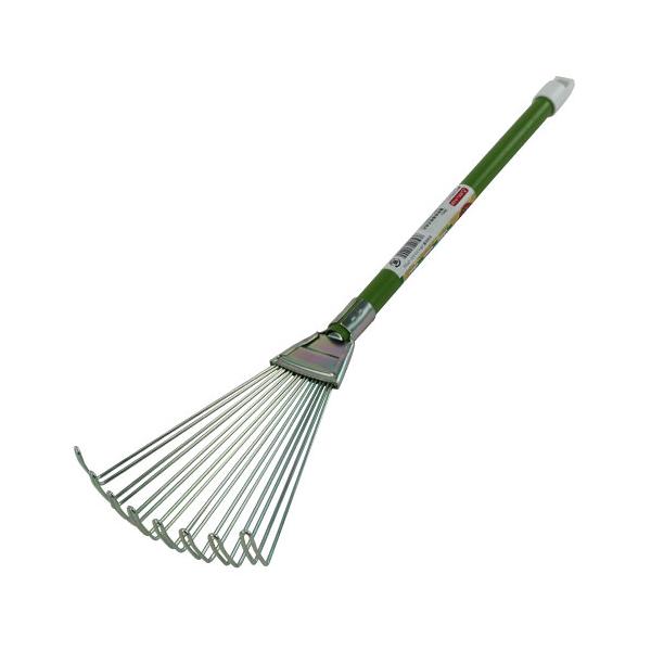 【用途】集草作業。【特徴】枯葉などが爪に刺さりにくいU型爪です。線径が太いため強度(コシ)があり集草・落ち葉集めの効率がアップします。先端がU型の為、引っ掛かりが少なくスムーズに掻き取れます。芝生やコケの上など、デリケートな場所での清掃に最...
