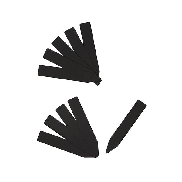 【用途】園芸用ラベル。【特徴】おしゃれな黒色ラベルで植物の雰囲気を変えることができます。植物の名前を書き、プランター等に挿しておくだけのお手軽ラベルです。様々なサイズをご用意しているので、用途に合わせて使用できます。【仕様】●縦書き10枚入...