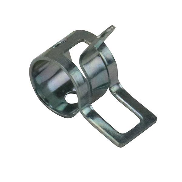 【用途】ホースの固定。【特徴】ペンチ等で、簡単締め付けで作業性が高く、トルク管理が不要です。JIS規格品・低圧タイプです。【仕様】●適合ホース外径：6.9−7.4mm。●表面処理：亜鉛メッキ。【材質】●スチール。【注意事項・その他】素手で作...