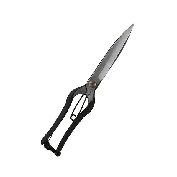 【用途】剪定・整枝作業。【特徴】葉刈りなどの仕上げ作業用です。刃長タイプで効率抜群です。【仕様】●全長：約270mm。●生木切断能力：3mm(刃先)〜8mm(刃元)。【材質】●刃部：刃物鋼。【注意事項・その他】用途以外に使用しないで下さい。...