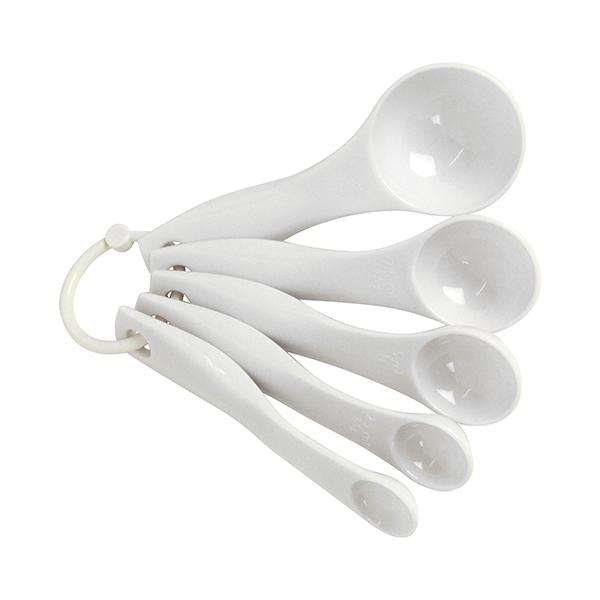≪用途≫園芸用の計量スプーン。≪特徴≫取手付きで使いやすいです。農薬・殺虫剤・液肥の希釈に最適です。≪仕様≫●セット内容：1ml・2.5ml・5ml・7.5ml・15ml。≪材質≫●ABS。≪注意事項・その他≫