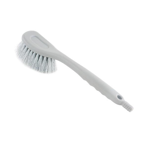 ≪用途≫左官道具、農機具洗浄作業。≪特徴≫洗車などにも使えます。通水タイプです。≪仕様≫●PPハードタイプ。●柄の全長：約370mm。≪材質≫●毛：ポリプロピレン。●柄：ポリエチレン。≪注意事項・その他≫洗剤は中性洗剤を使用して下さい。塩素...