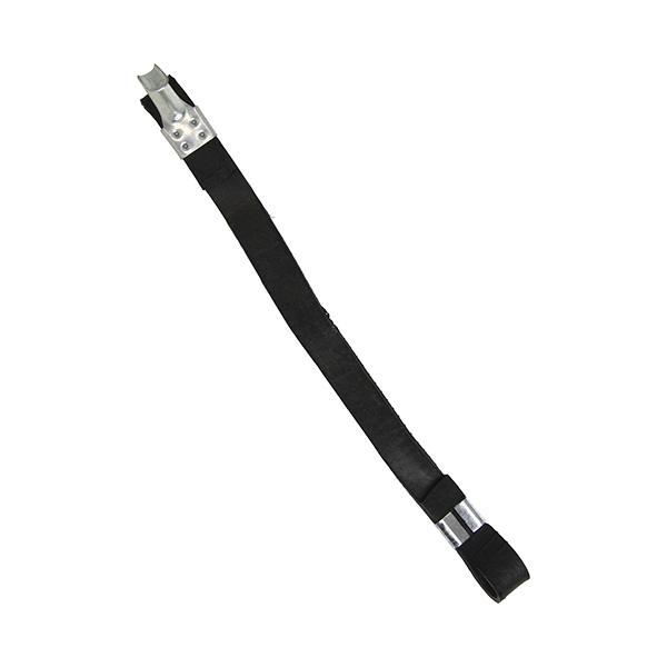 ≪用途≫軽トラックシート固定やホロ車シートの固定。≪特徴≫トラックシートのハトメ穴に金具部分をひっかけて、トラックのフック部分にゴム部をひっかけて使用します。≪仕様≫●長さ：約30cm。●フック：片側コの字金具。●幅：約18mm。≪材質≫●...