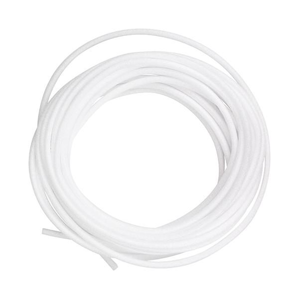 ≪用途≫緩衝材、目地材、芯材、浮力材、保温・保冷材。≪特徴≫軽量で、柔軟性、復元性、緩衝性、弾力性、撥水性、防湿性、浮力性、耐薬品性、断熱性にすぐれています。≪仕様≫●太さ：6パイ。●長さ：10m。●色：白。≪材質≫●ポリエチレン。≪注意事...