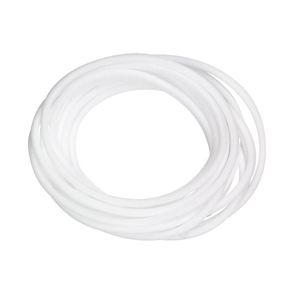 ≪用途≫緩衝材、目地材、芯材、浮力材、保温・保冷材。≪特徴≫軽量で、柔軟性、復元性、緩衝性、弾力性、撥水性、防湿性、浮力性、耐薬品性、断熱性にすぐれています。≪仕様≫●太さ：8パイ。●長さ：10m。●色：白。≪材質≫●ポリエチレン。≪注意事...