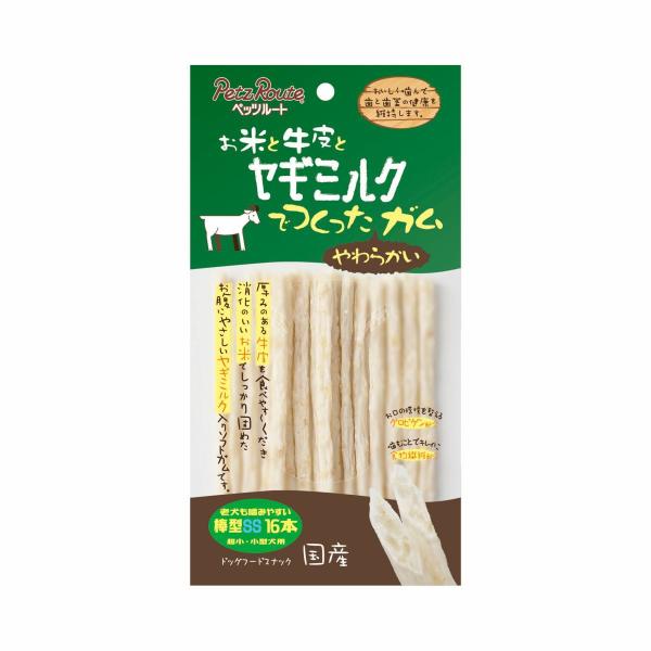 【商品説明】多孔質な棒型ガムをモグモグ噛んでしっかり歯みがき！しなやかで強い食物繊維、歯周の健康維持を助ける卵黄から抽出したグロビゲン配合！