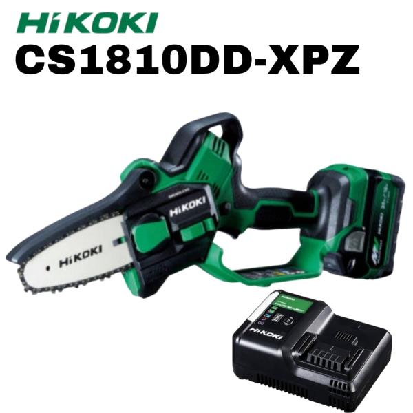 【品名】コードレスミニチェンソー 本体＋バッテリ1個＋充電器セット【品番】CS1810DD-XPZ・BSL36A18X・UC18YDL2【モーター】直流ブラシレスモーター【ガイドバー長さ】100mm【チェンスピード】8.0m/s(480m/...
