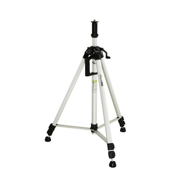 【品名】レーザー三脚 2000【品番】ELV-200【最大使用高さ】約2050mm【最小使用高さ】約790mm【定芯桿】5/8inch【製品重量】2,400g【材質】　本体：アルミ【付属品】専用収納カバー■レーザー墨出し器本体を回転せずに取...