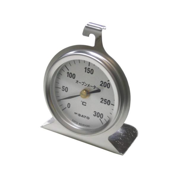 オーブンの中に入れオーブン内の温度を把握する庫内温度計です。材質：ステンレスサイズ：約φ60X67mm測定範囲：0〜300℃精度：±10℃