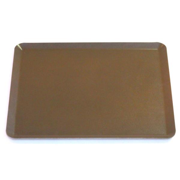 クッキー作りやロールケーキなどに最適なフラットな長方天板です。フッ素樹脂加工なのでこびりつきにくくお手入れも簡単。アルミ製のため熱の伝わりが早いのも特徴。オーブン付属の天板は中央部分が平らでないことも多く　お菓子が反ってしまったり、小さな型...