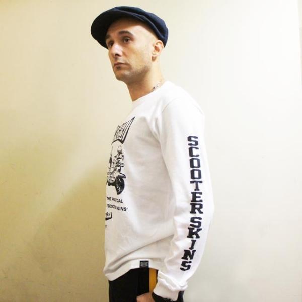 スクーターランとライヴショーが一緒に楽しめたイベント「SCOOTERiST ANTHEM」。今年で開催はラストとなってしまったが、その魂はいつまでも！ということで記念のロング・スリーヴTシャツを作りました。両方の袖で「SCOOTER SKI...