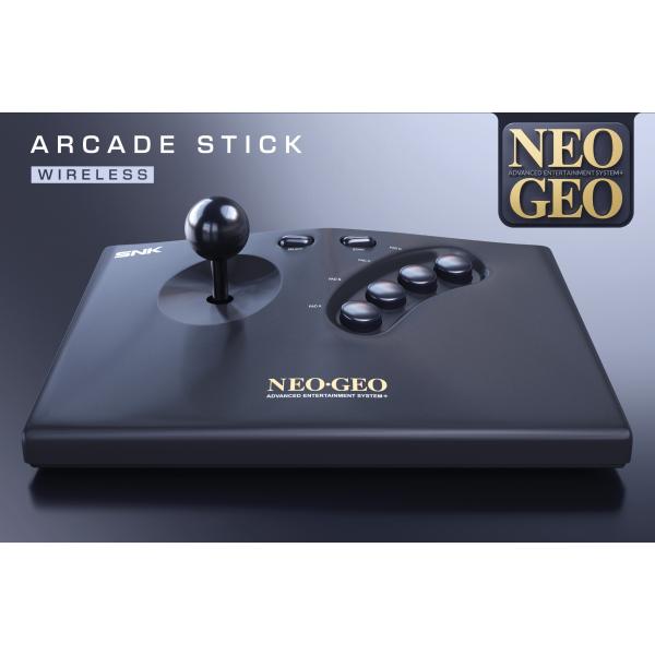 【発売日：2026年11月12日】[発売日前日の発送予定]【1％OFF】＜【NGHD】NEOGEO AES+ ワイヤレスアーケードスティック（ブラック）＞＜ネオジオハード(NGHD)＞＜アーケードスティック＞＜PLAION＞＜予約受付中＞