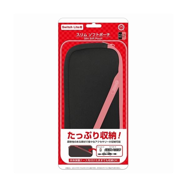 【発売日：2020年05月14日】お取り寄せに[5〜9営業日前後]【24％OFF】＜【NSHD】(Switch Lite用)スリムソフトポーチ （ブラックコーラル）＞＜ニンテンドースイッチハード(NSHD)＞＜アクセサリー＞＜コロンバスサー...