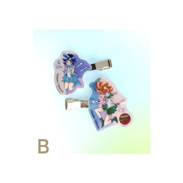 【発売日：2025年06月30日】、お取り寄せのため[1〜2週間]【47％OFF】＜【美少女戦士セーラームーン】前髪クリップ　B　マーキュリー＆ジュピター＞＜キャラクターグッズ(b2cchara_goods)＞【メール便】OK＜好評発売中＞