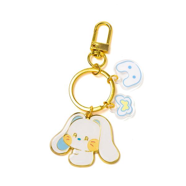 お取り寄せに[5〜9営業日前後]【50％OFF】＜【keyholder_chain】NJ_bunini (WHITE)メタルキーチェーン＞＜キーホルダー/チェーン(keyholder_chain)＞＜キーホルダー＞＜LINE Friends...