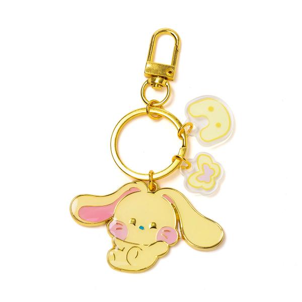 お取り寄せに[5〜9営業日前後]【50％OFF】＜【keyholder_chain】NJ_bunini (YELLOW) メタルキーチェーン＞＜キーホルダー/チェーン(keyholder_chain)＞＜キーホルダー＞＜LINE Frien...
