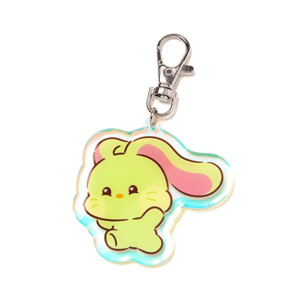 お取り寄せに[5〜9営業日前後]【40％OFF】＜【keyholder_chain】NJ_bunini(GREEN)アクリルキーチェーン＞＜キーホルダー/チェーン(keyholder_chain)＞＜キーホルダー＞＜LINE Friends...