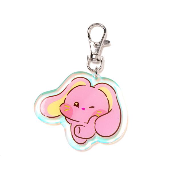 お取り寄せに[5〜9営業日前後]【40％OFF】＜【keyholder_chain】NJ_bunini(PINK)アクリルキーチェーン＞＜キーホルダー/チェーン(keyholder_chain)＞＜キーホルダー＞＜LINE Friends ...