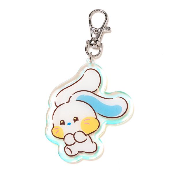 お取り寄せに[5〜9営業日前後]【40％OFF】＜【keyholder_chain】NJ_bunini(WHITE)アクリルキーチェーン＞＜キーホルダー/チェーン(keyholder_chain)＞＜キーホルダー＞＜LINE Friends...