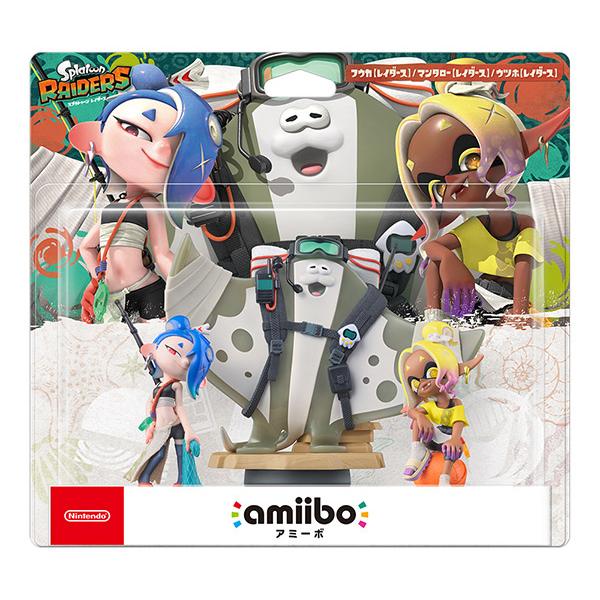 【発売日：2026年07月23日】お取り寄せに[5〜9営業日前後]＜【amiibo】amiibo すりみ連合セット[フウカ【レイダース】/ウツホ【レイダース】/マンタロー【レイダース】]（スプラトゥーンシリーズ）＞＜amiibo (amii...