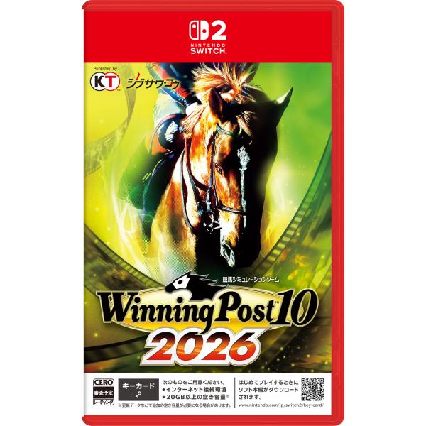 【発売日：2026年03月26日】[1~2営業日]【9％OFF】＜【NS2】Winning Post 10 2026 ［Switch2版］＞＜ニンテンドースイッチ2(NS2)＞＜競馬シミュレーションゲーム＞＜コーエー/KOEIテクモゲームス...