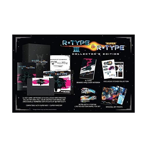 【発売日：2018年08月20日】、お取り寄せのため[2〜3週間]＜【SFC】【北米版】R・TYPEIII＆SUPER R・TYPE Collector's Edition - Black＞＜スーパーファミコン(SFC)＞＜Retro-bi...